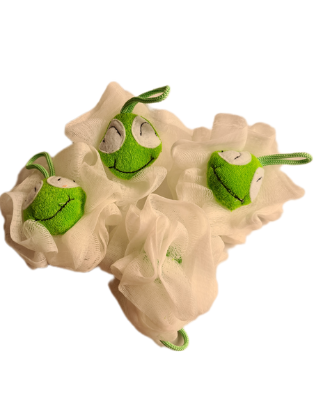 Frog Shower Scrubber Scrunchy Washer – Renascent Bath and Body
