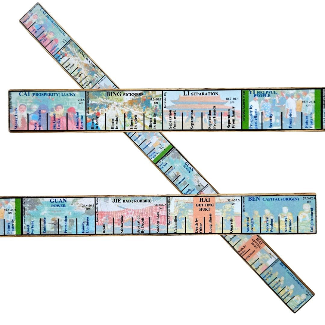 Ruler Auspicious Measurements Feng Shui Divination – Renascent Bath and ...