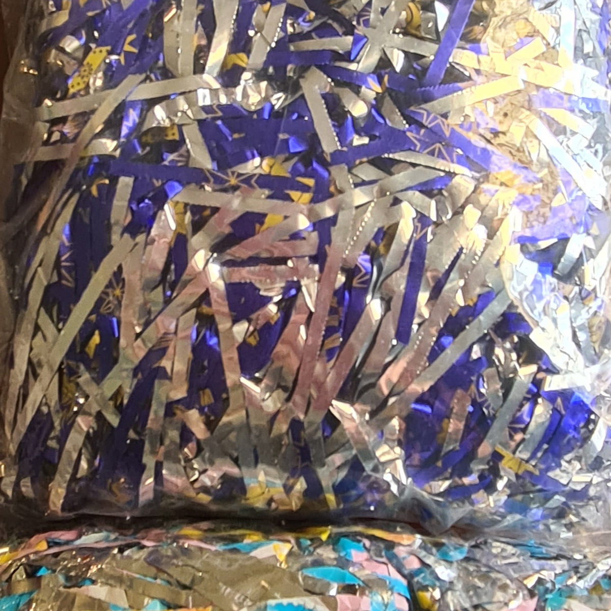Metallic Colourful Shredded Cellophane Perfect for gift packing ...