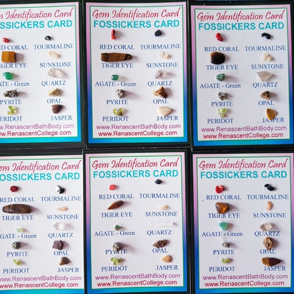 Gem Identification Card +10 Stones – Renascent Bath and Body