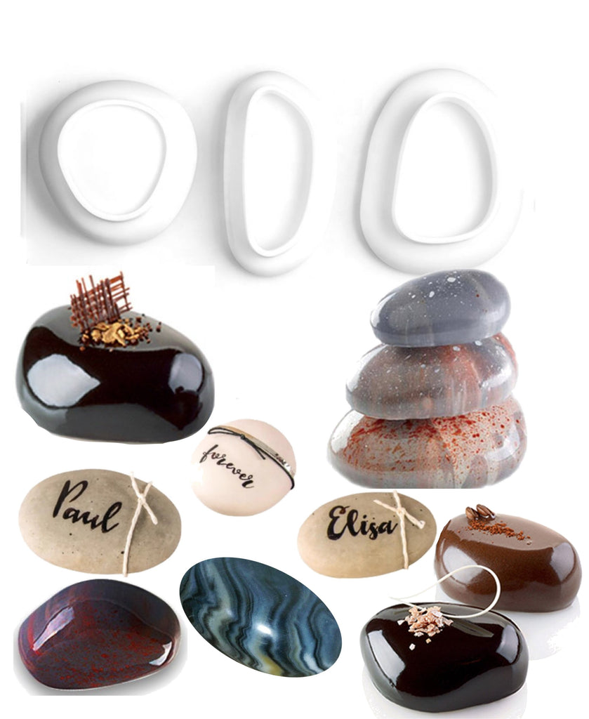 Stone Pebbles Silicone Mould (3 Cavity) – Renascent Bath and Body
